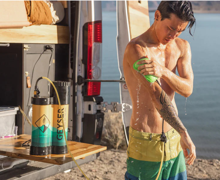 Outdoor Travel Showers | Geyser Systems