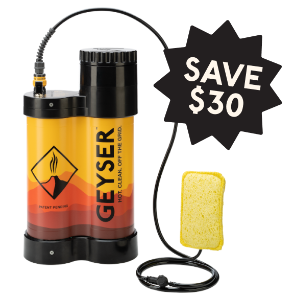 Geyser RV Shower | Replaces Shower Wand | Half Kit – Geyser Systems